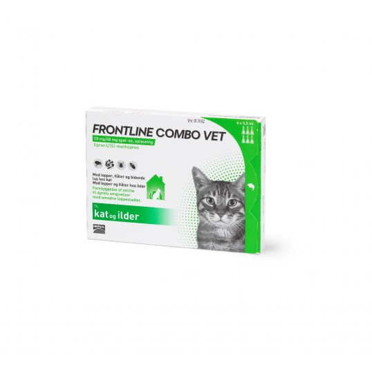 Frontline Combo Vet loppemiddel til kat, 0,50ml.