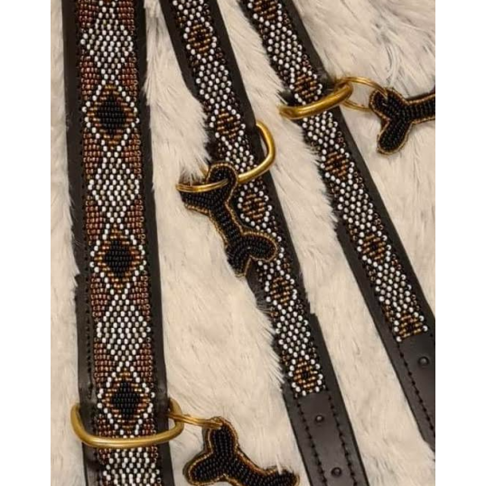 Gold hundehalsbånd Zinj Design