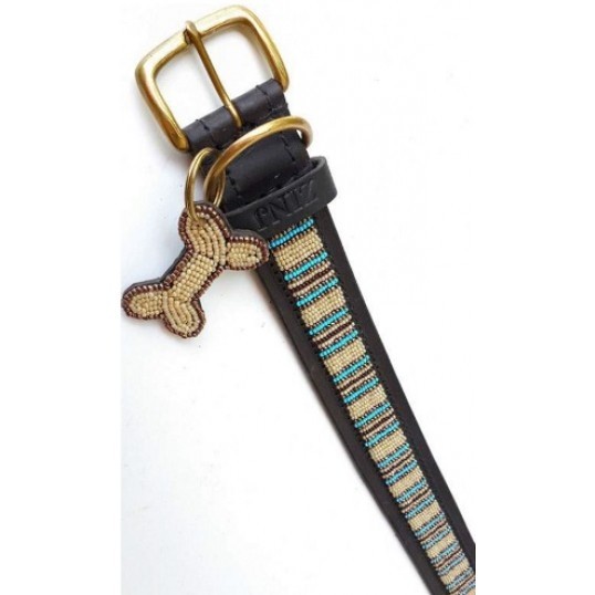 Blue Nile hundehalsbånd Zinj Design